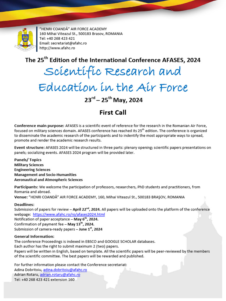 FirstCall AFASES2024 | PDF