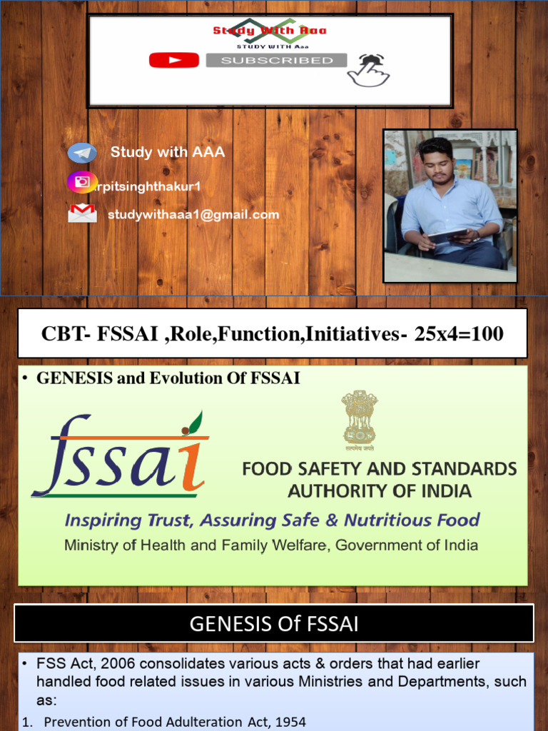 Genesis Fssai | PDF