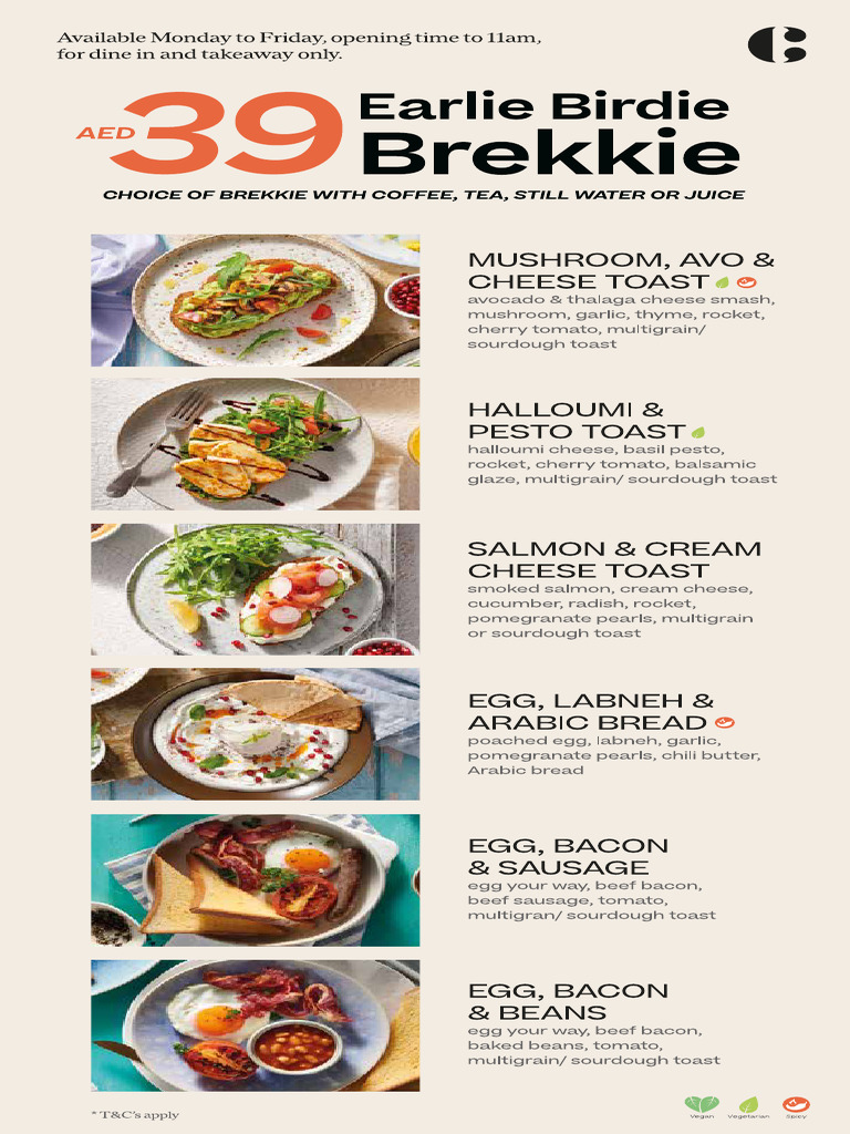 Earlie Birdie Brekkie Eng | PDF