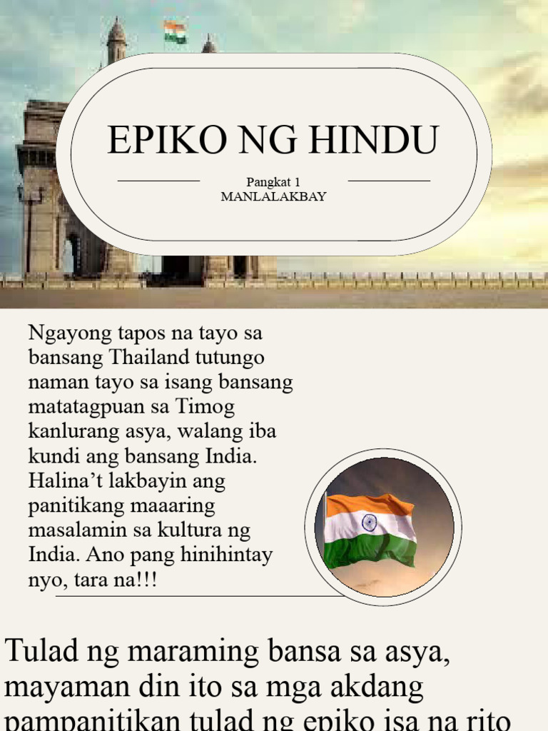 Epiko NG Hindu | PDF Epiko NG Hindu | PDF