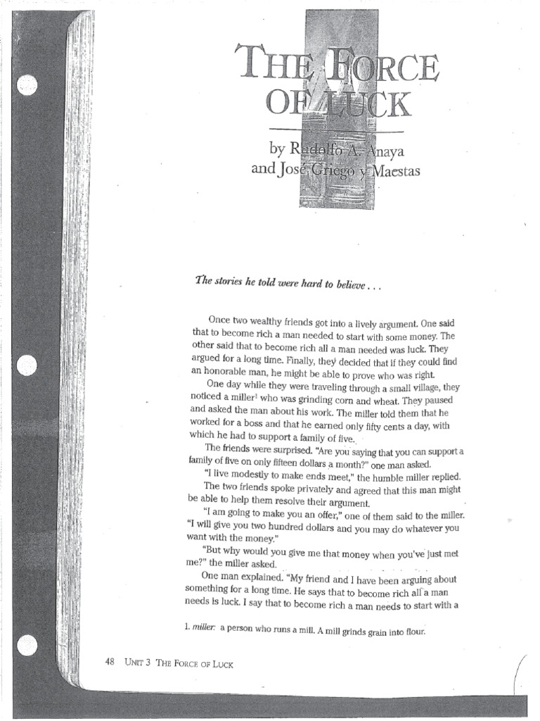The Force of Luck Reading 29zb0bb | PDF