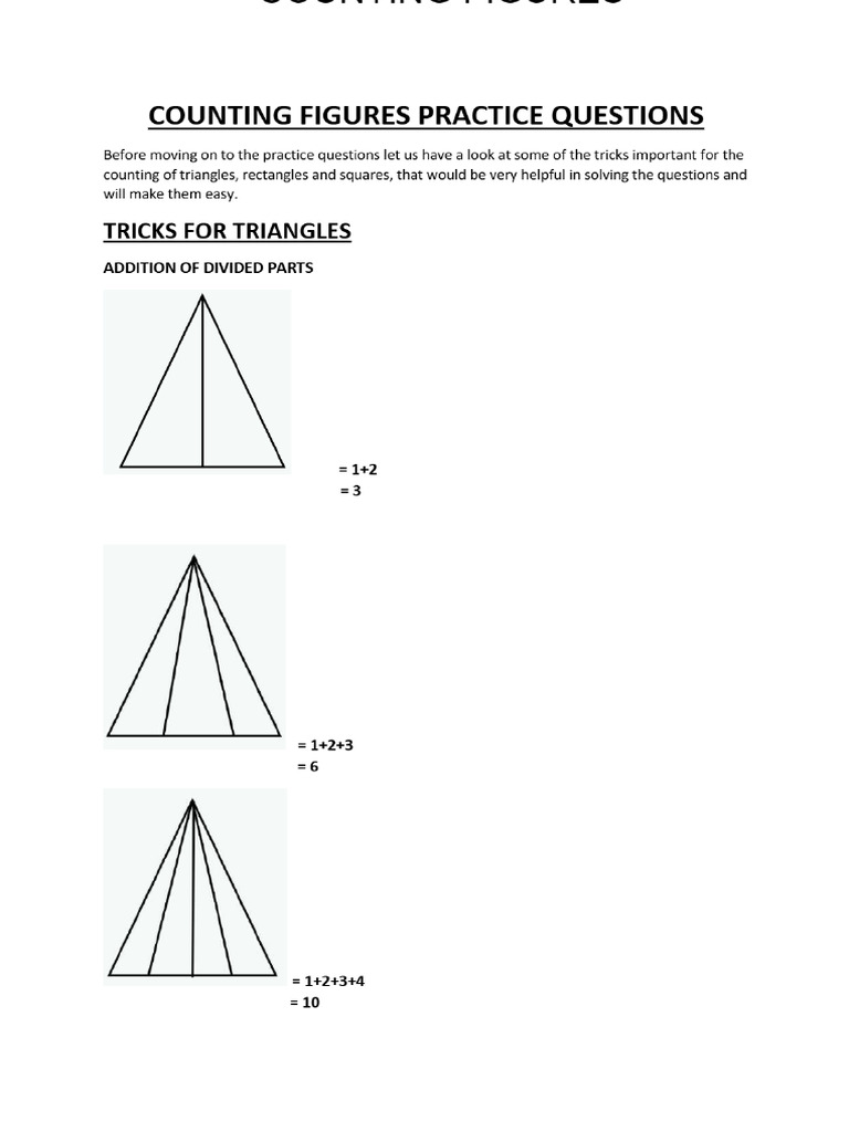 Counting of Figures | PDF