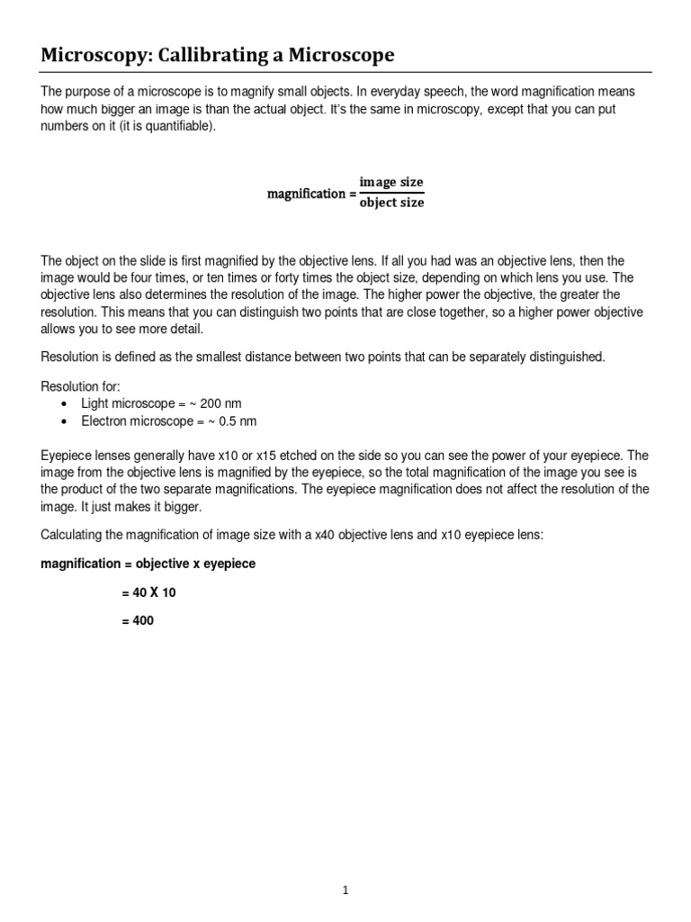 Microscopy_Practical | PDF | Angular Resolution | Scientific Techniques