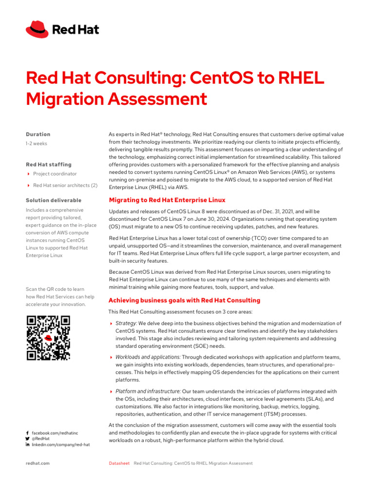CentOS-To-RHEL Migration | PDF | Red Hat | Cloud Computing