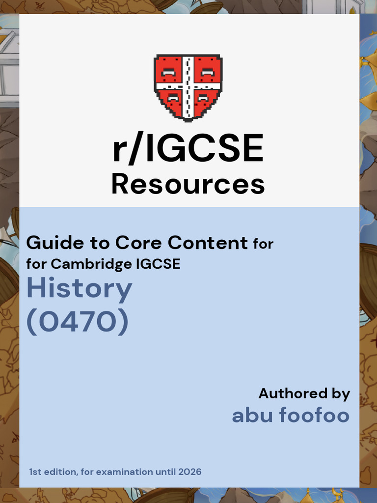 R - IGCSE Resources - Guide To Core Content For IGCSE History 0470 by Abu Foofoo | PDF | Weimar ...