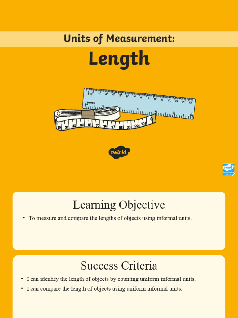 au-n-601-year-1-length-powerpoint | PDF | Length | Distance