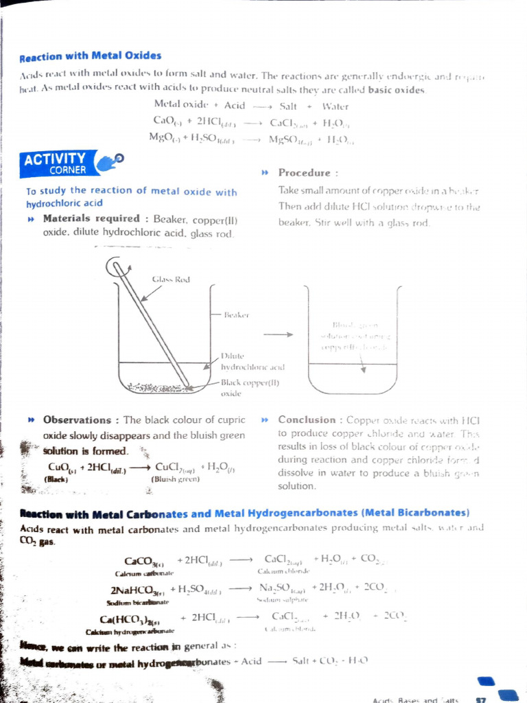 Acid Base Salts 4 | PDF | Sodium Bicarbonate | Carbonate