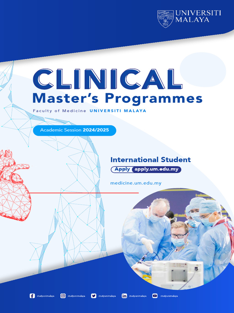 Masters Degree Clinical Programmes 2022 2023 International | PDF ...