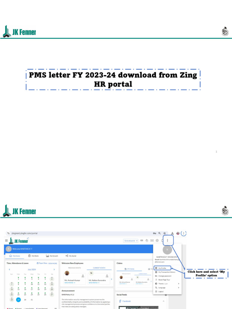 Manual For Downloading PMS Letter 2023-24 | PDF