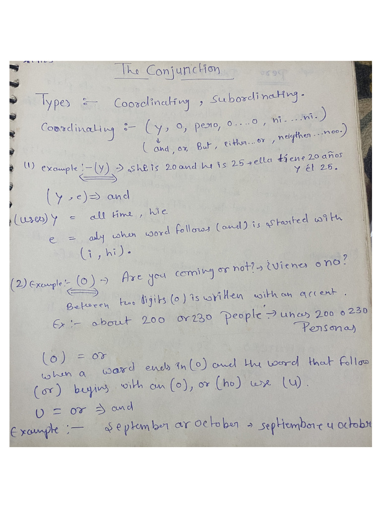 Spanish Notes | PDF