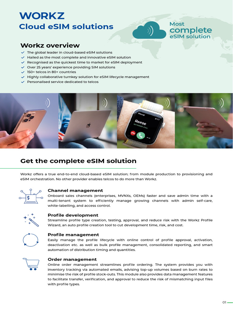Cloud eSIM Management | PDF | Cloud Computing | Internet Of Things