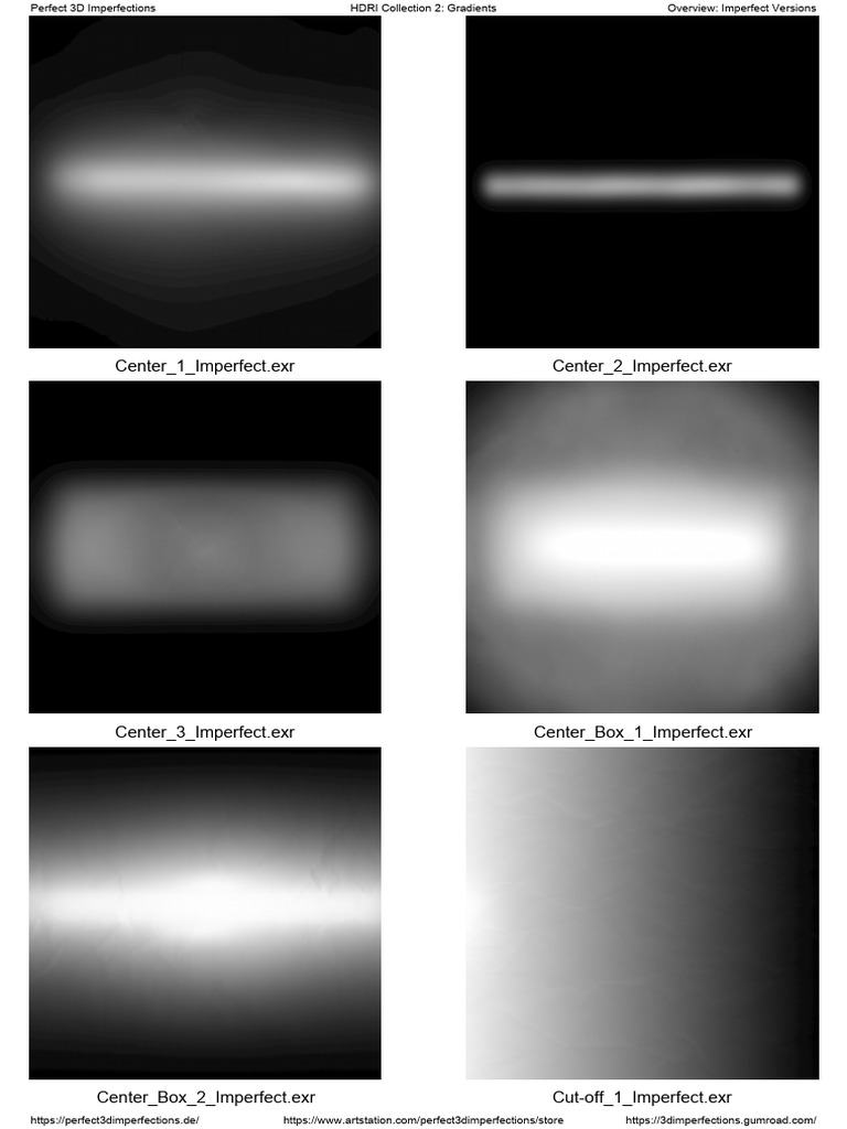 HDRI Collection 2 - Gradients - Imperfect - Release-1.0 - Overview | PDF