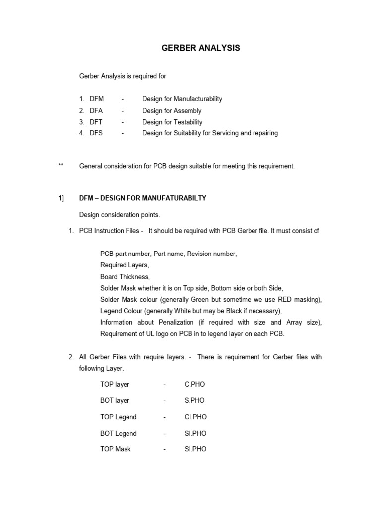 Gerber Analysis Point | PDF | Printed Circuit Board | Electrical ...