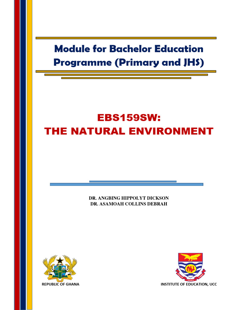 Ebs 159SW - The Natural Environment | PDF | Atmosphere Of Earth | Natural Environment