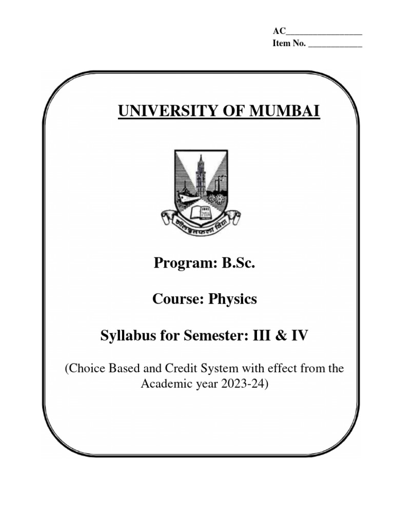 SY BSC Physics Final Syllabus Draft - 2023-2024 | PDF | Entropy ...