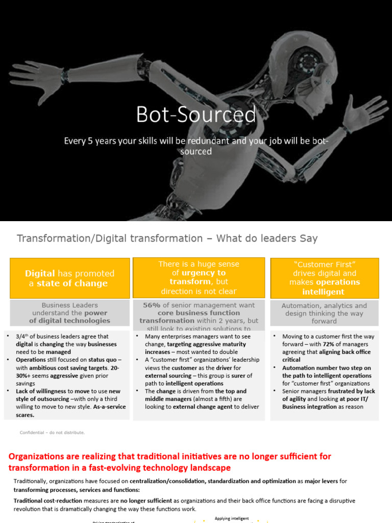 RPA Transformation Journey v1.0 | PDF | Automation | Artificial ...