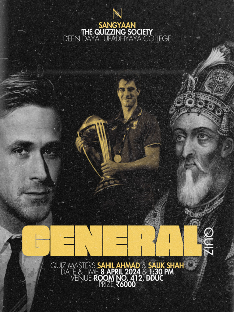 General Quiz Poster | PDF