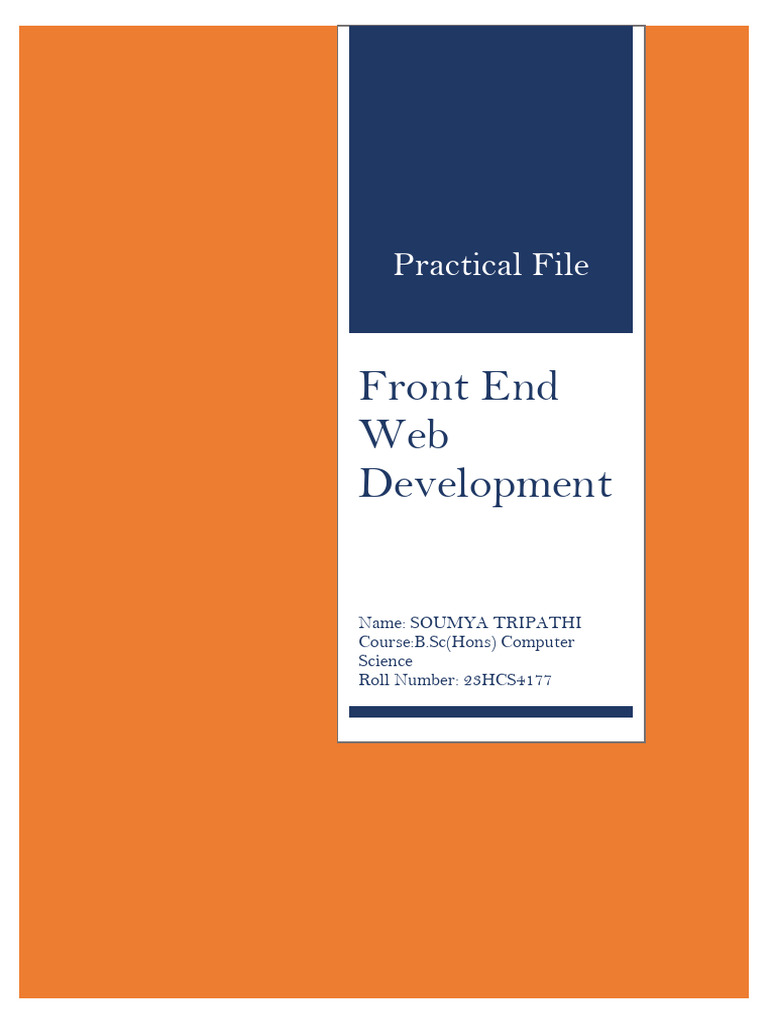 Soumya Tripathi (23HCS4177) | PDF