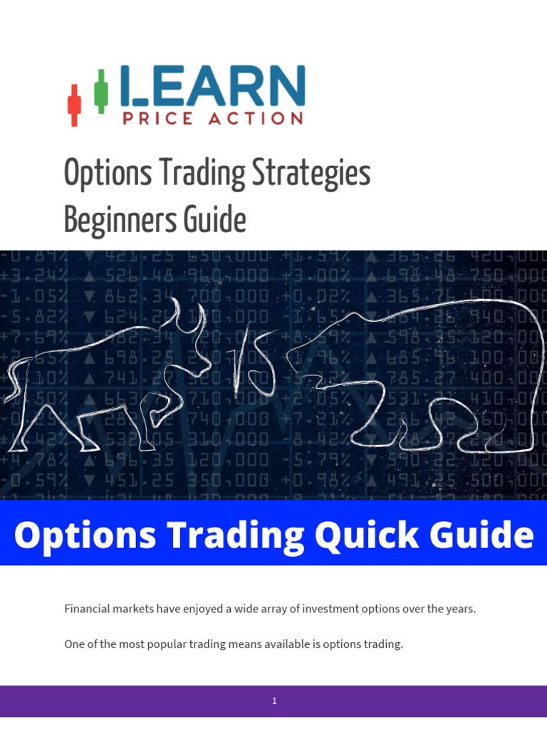 Options Trading Strategies Beginners Guide | PDF | Option (Finance) | Put Option