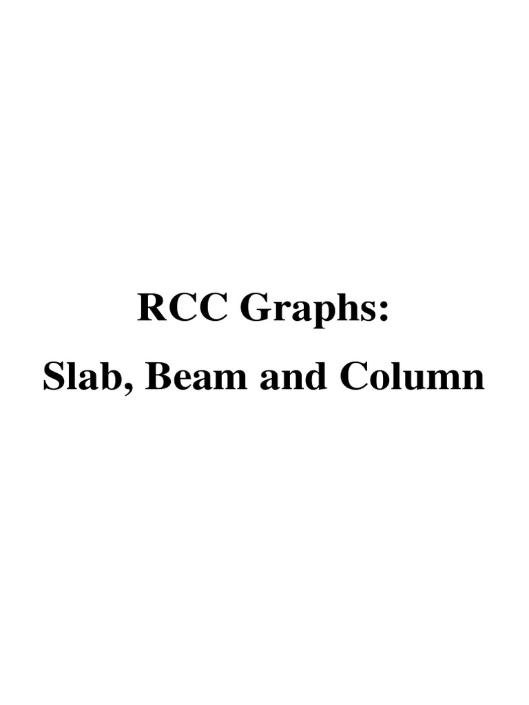 RCC Graphs | PDF | Structural Engineering