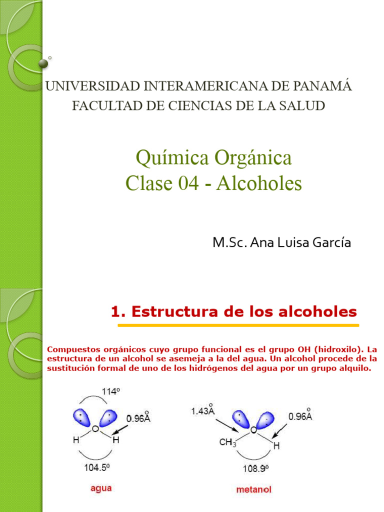 Alcoholes | PDF | Alcano | Etanol