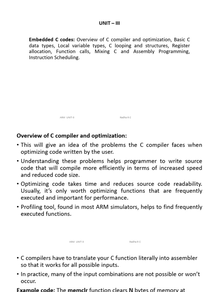 Arm Unit 3 | PDF | Pointer (Computer Programming) | Integer (Computer ... Arm Unit 3 | PDF | Pointer (Computer Programming) | Integer (Computer ...