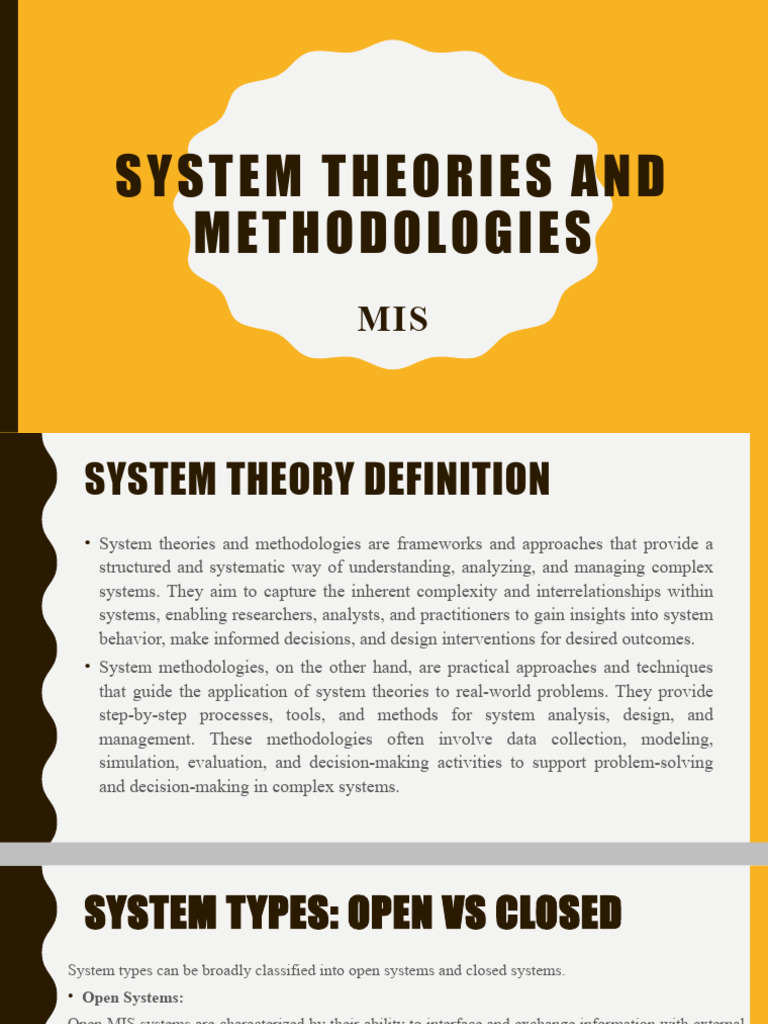 System & System Models | PDF | Software Development Process | Software ...