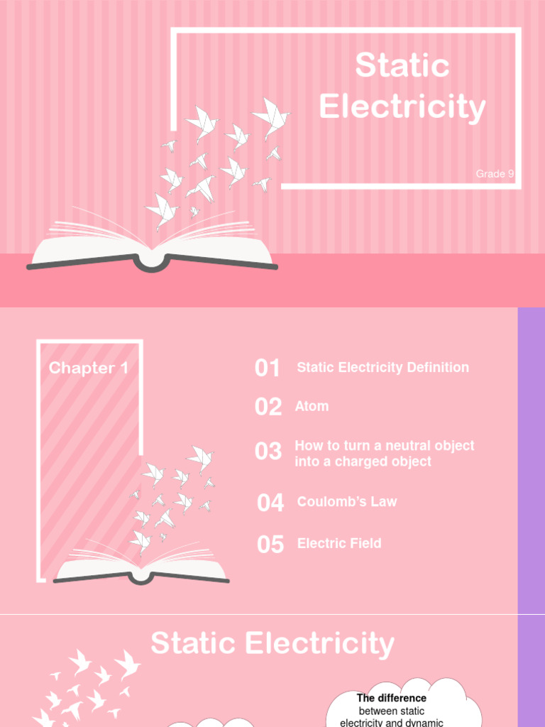 Grade 9 Static Electricity Guide | PDF | Electric Charge | Electricity