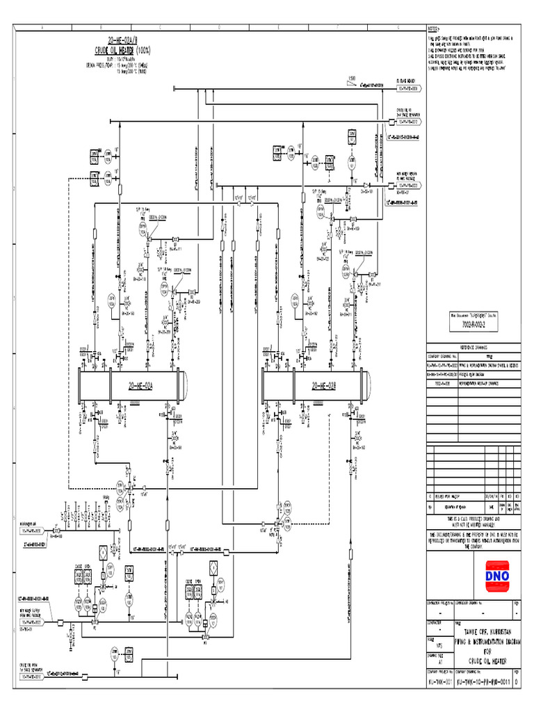 Ku TWK 10 PR Pid 0011 - 20 He 02ab Crude Oil Heater | PDF