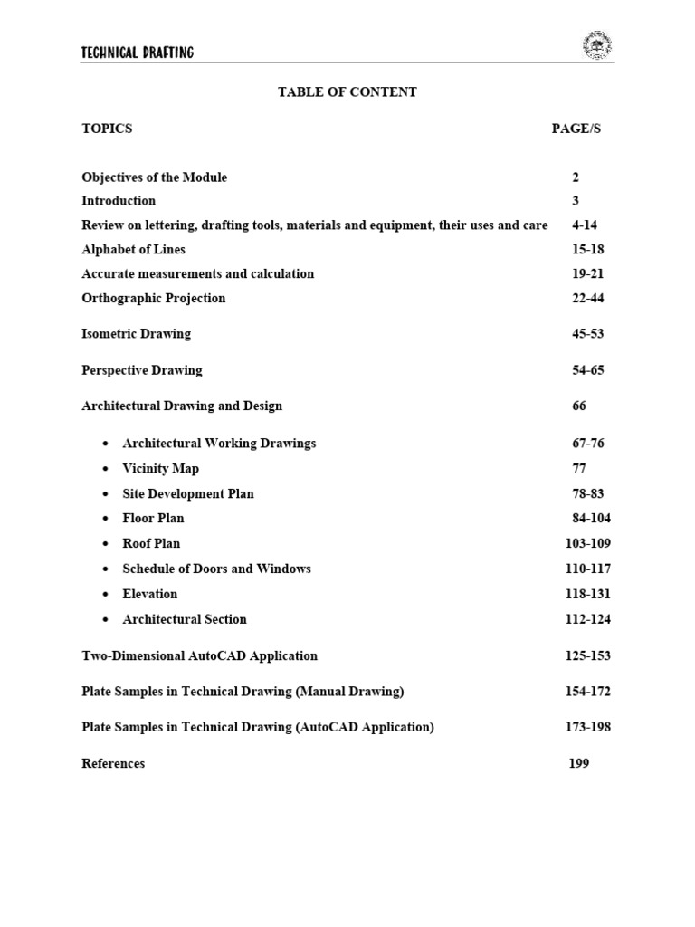 Module in Shs-Drafting | PDF | Technical Drawing | Horizon