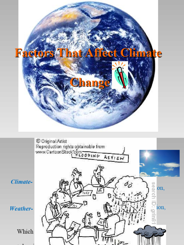 Factors That Affect Climate Change | PDF | Climate | Earth