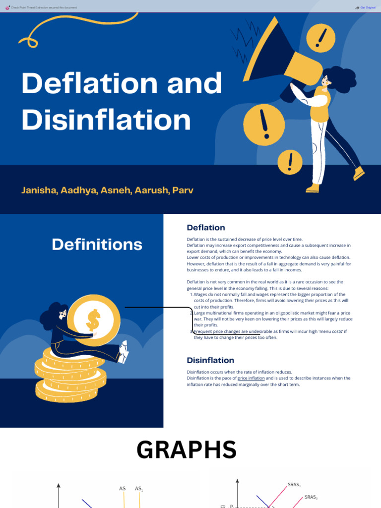 deflation and disinflation.cleaned | PDF | Deflation | Inflation