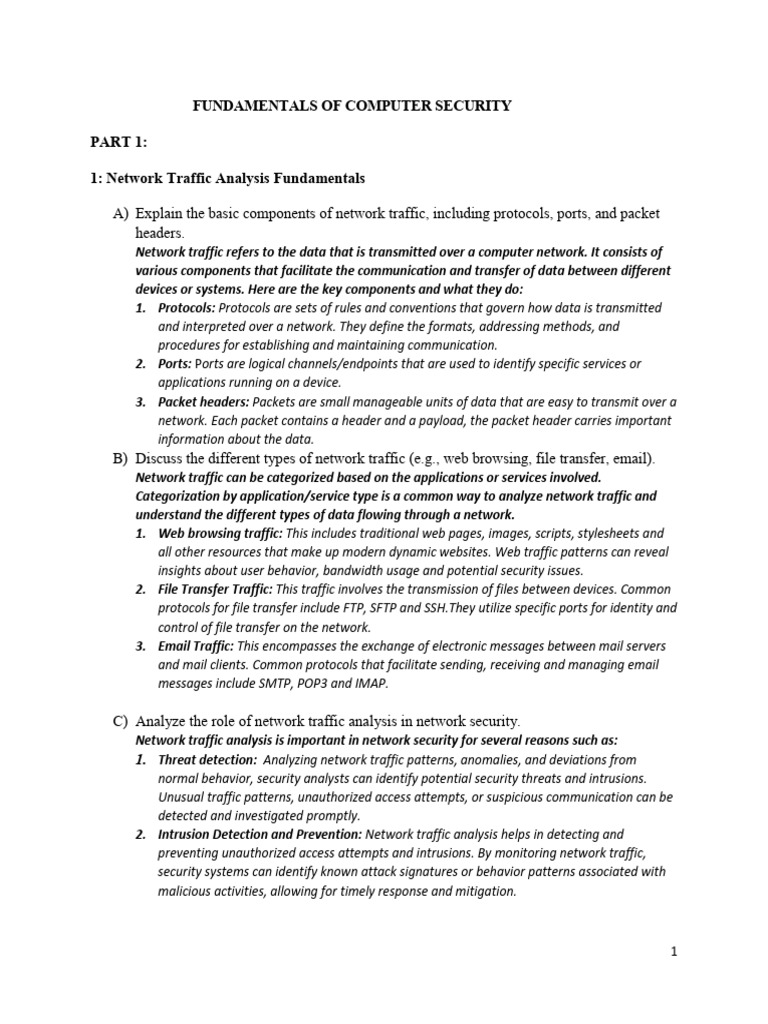 Fundamentals Of Computer Security Pdf Computer Network Computer 4553