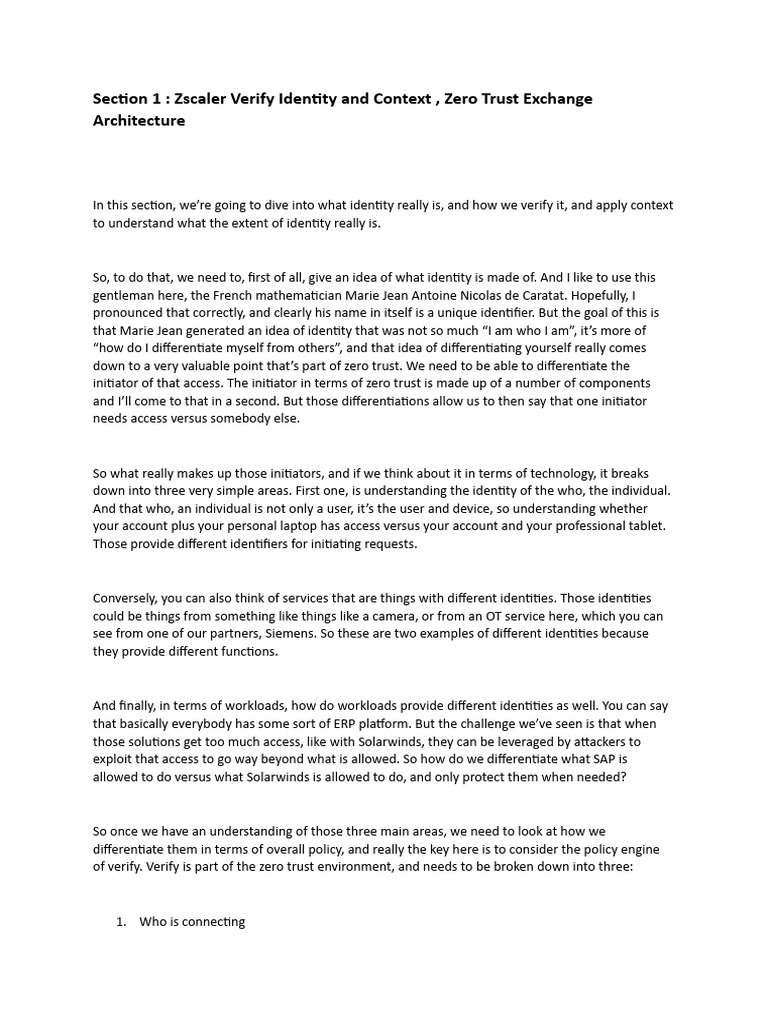 Zero Trust Exchange Verify Identity and Context | PDF | Cloud Computing ... Zero Trust Exchange Verify Identity and Context | PDF | Cloud Computing ...