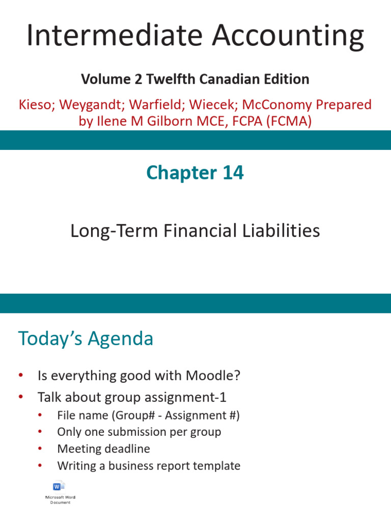 1 CH 14 Class Presentation | PDF | Bonds (Finance) | Present Value