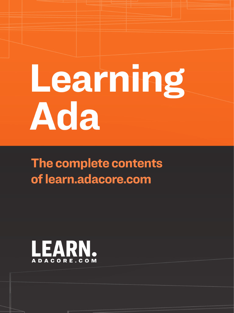 Learning Ada | PDF | Pointer (Computer Programming) | Software Engineering