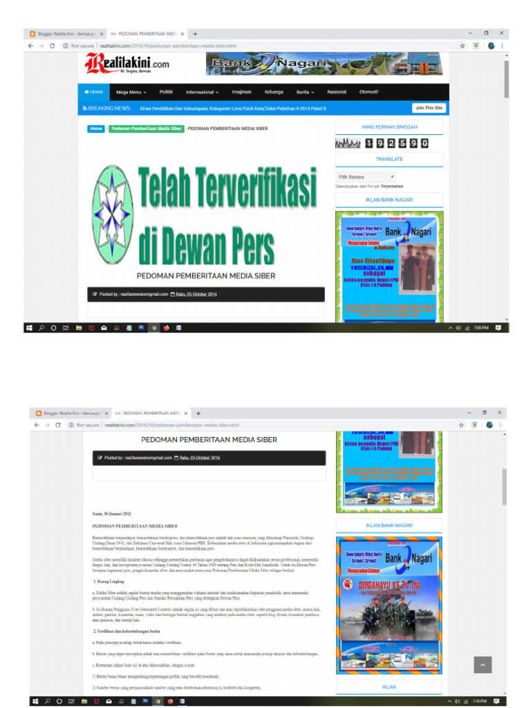 Pedoman Media Cyber | PDF