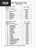 TRICHY Bus Route | PDF