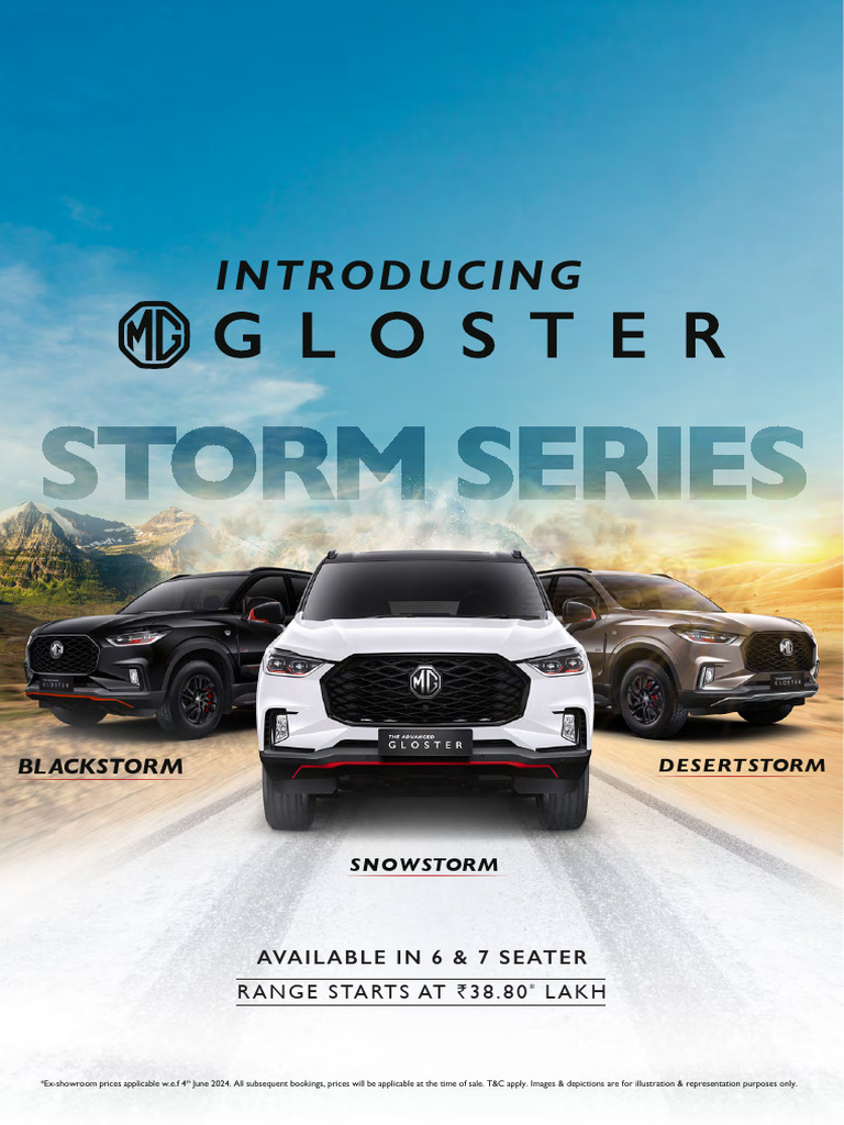 MG Gloster Desert Storm | PDF | Land Vehicles | Automotive Industry