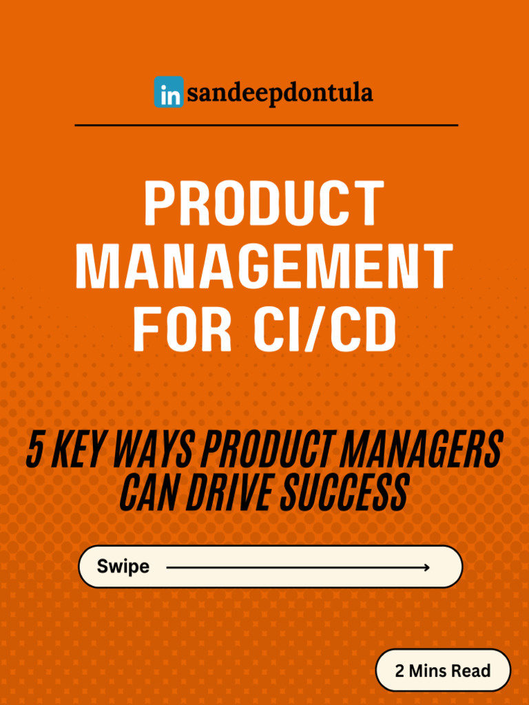 PM - LinkedIn Carousel Posts CICD | PDF