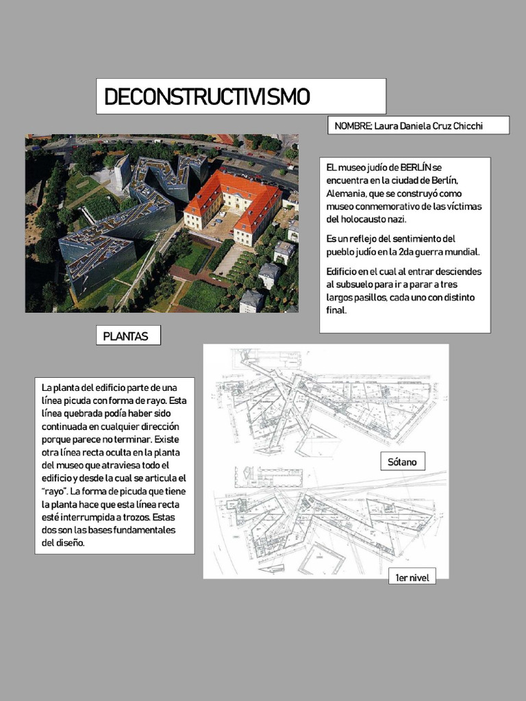 Deconstructivismo Laura Cruz | PDF