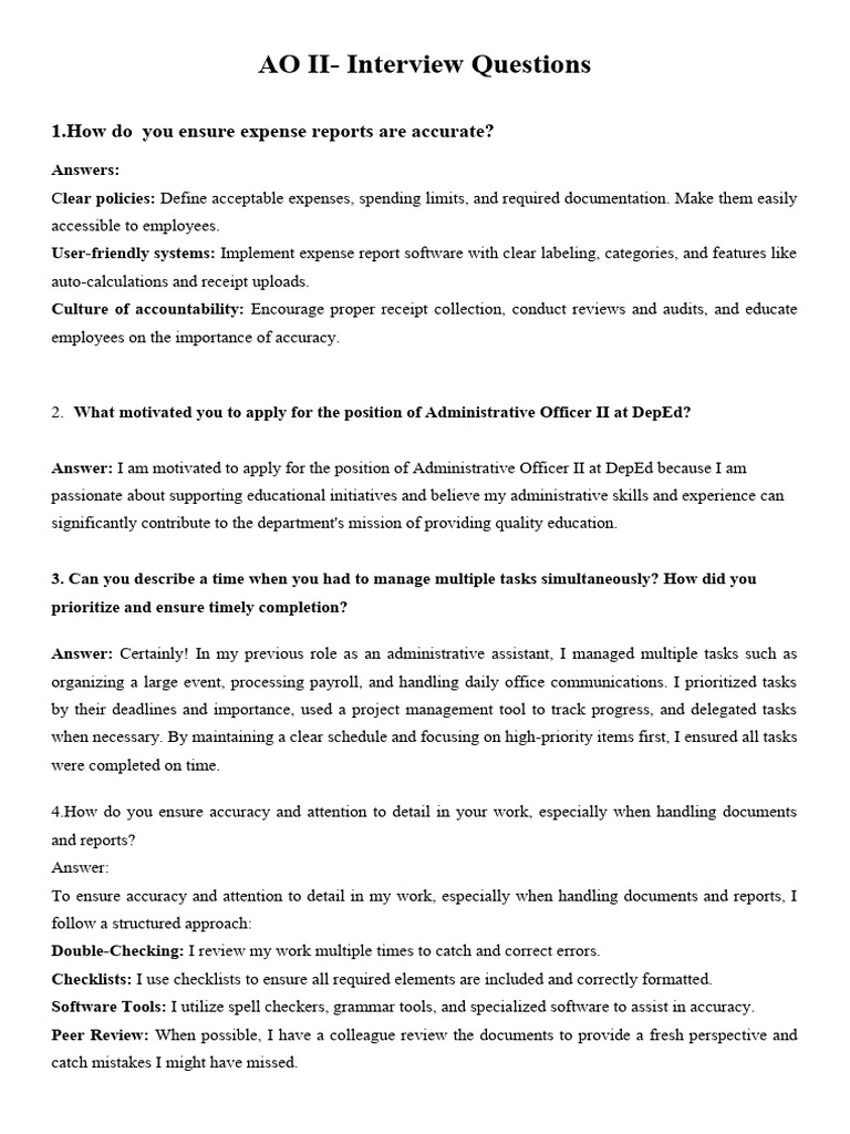 ADMINISTRATIVE OFFICER II QUESTIONS | PDF | Project Management | Mediation