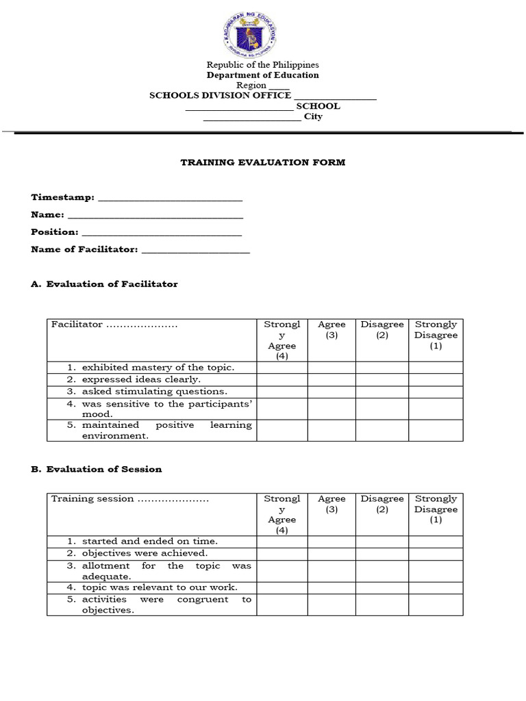 RPMS Evaluation Form.ashguifiles | PDF | Cognition | Learning