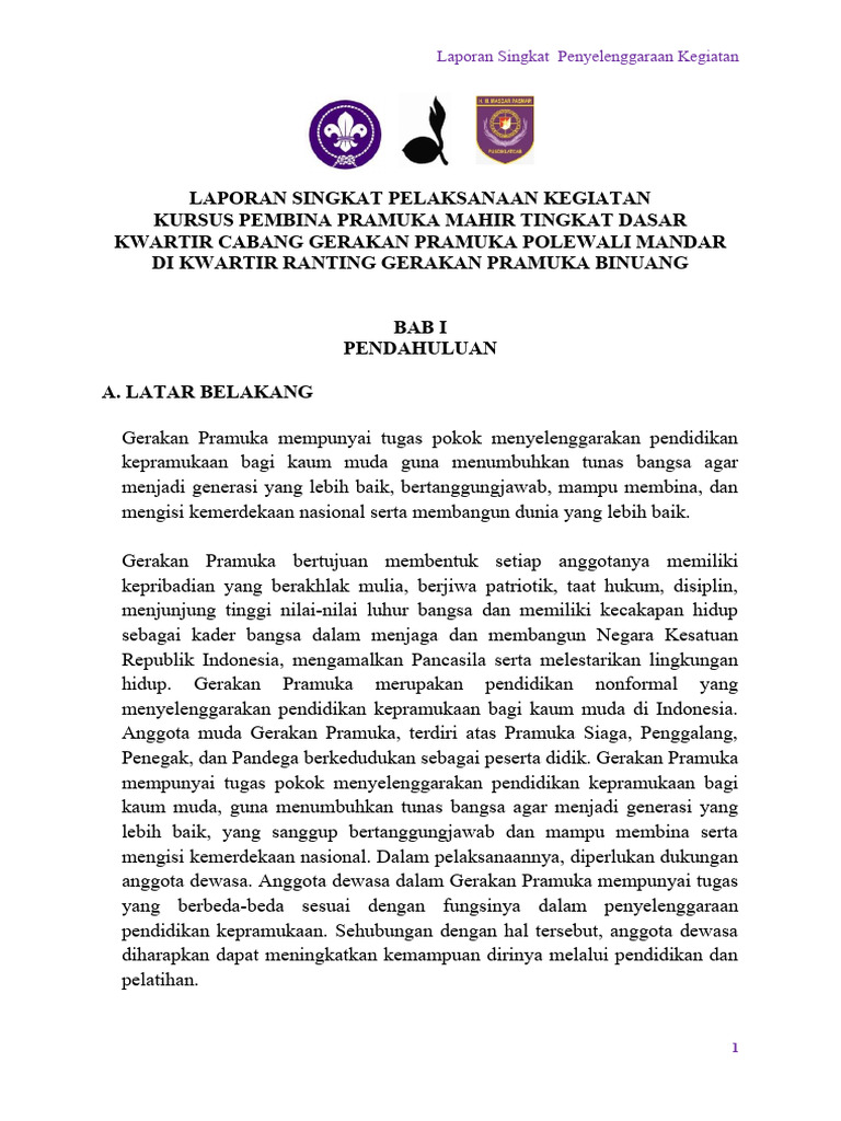 Laporan Singkat | PDF | Bisnis