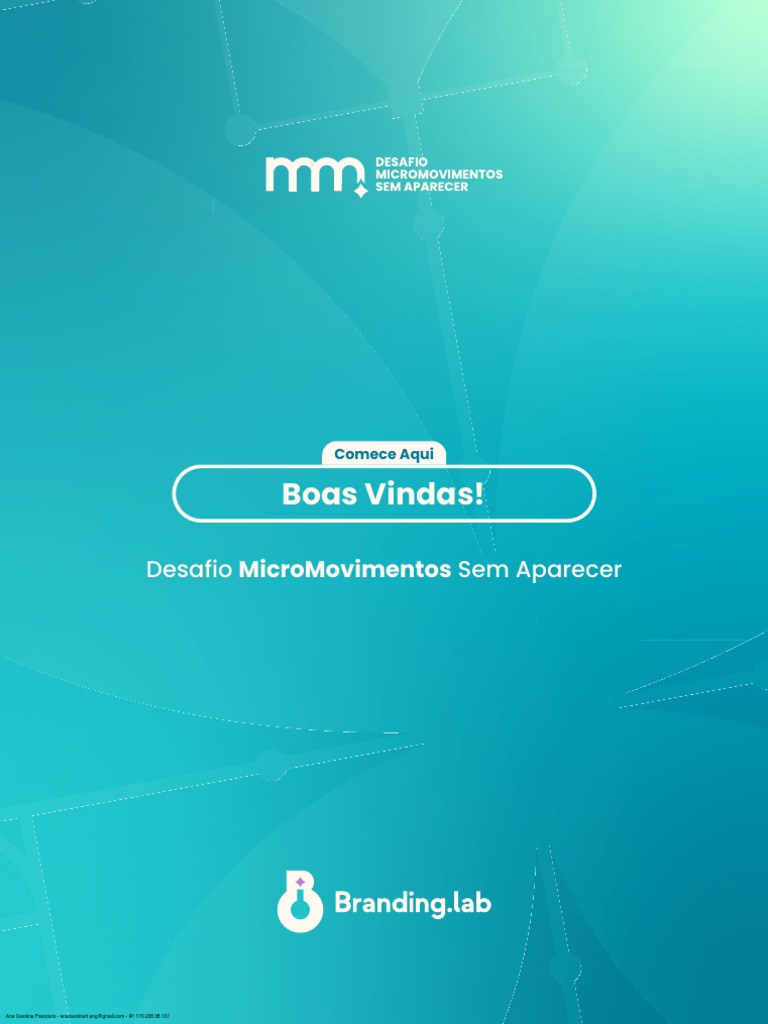 (MM0) MicroMovimentos - Boas Vindas | PDF | Privacidade na internet