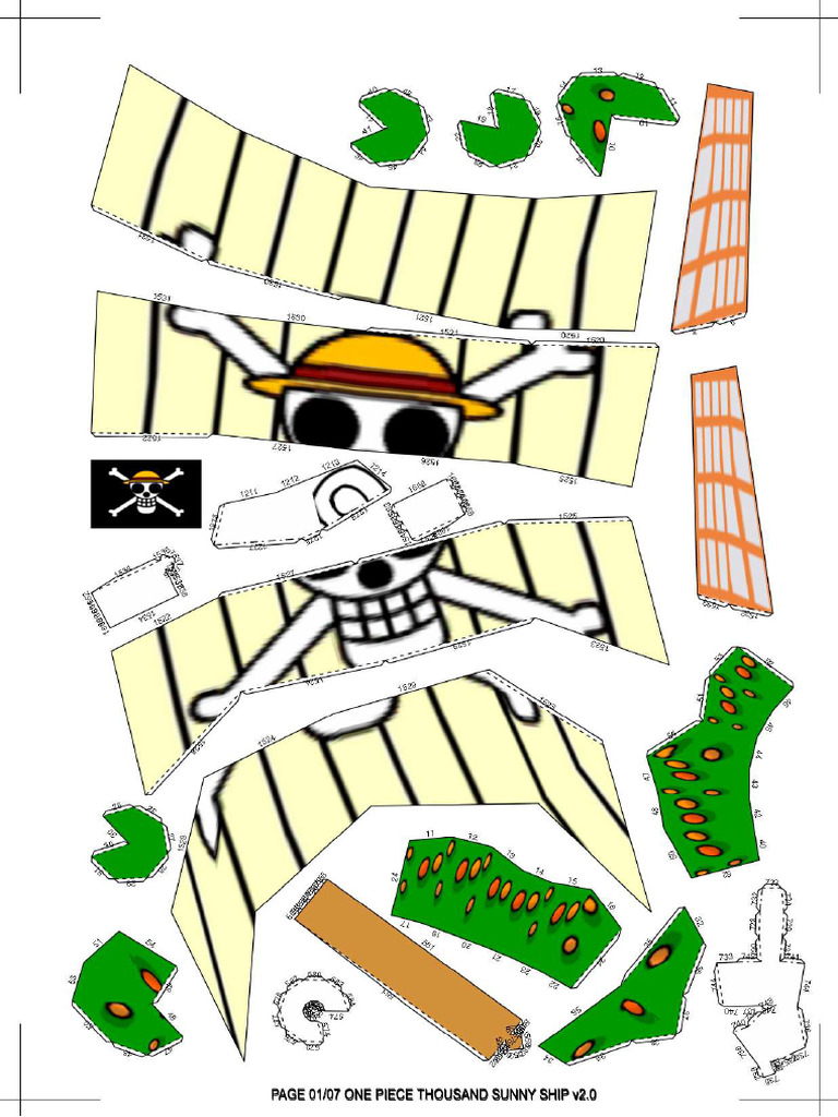 Barco Thousand Sunny Ship One Piece PDO V2 | PDF