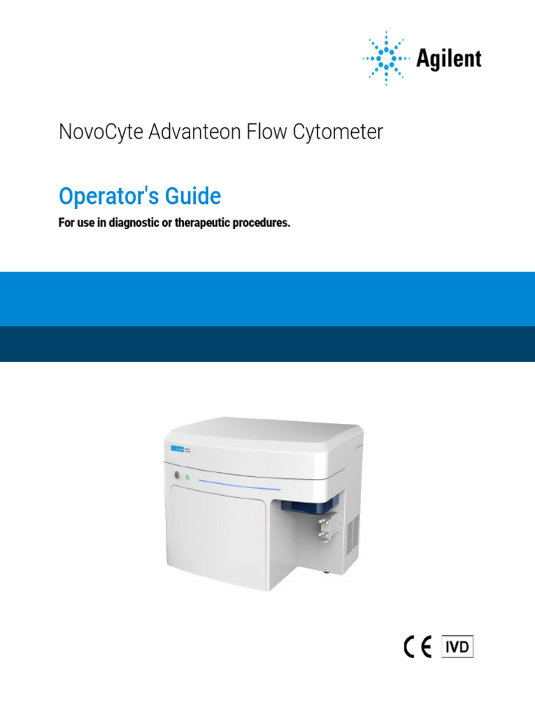 NovoCyte Advanteon Flow Cytometer Operator's Guide | PDF ...