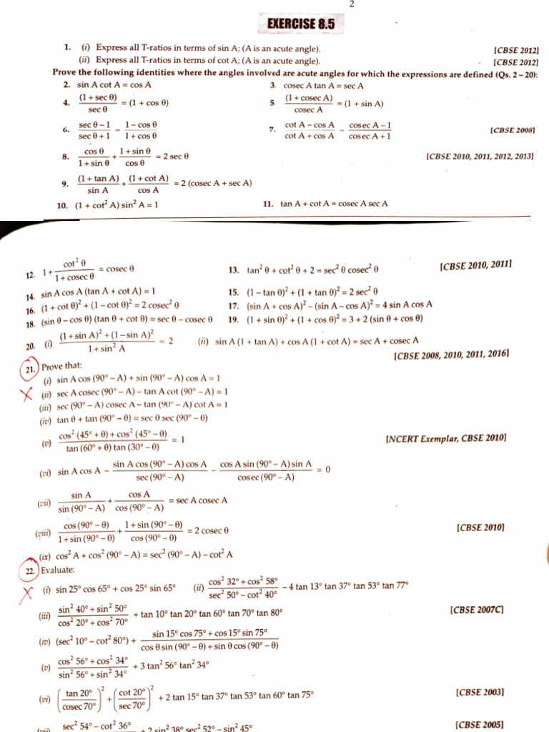 Assignment - Trigonometry | PDF | Trigonometric Functions | Rotation