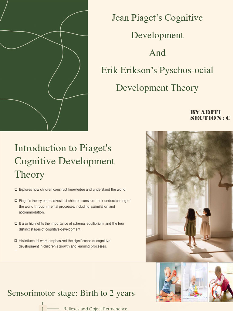 Piaget and Erikson Theories - Adolescence | PDF | Cognition | Human ...