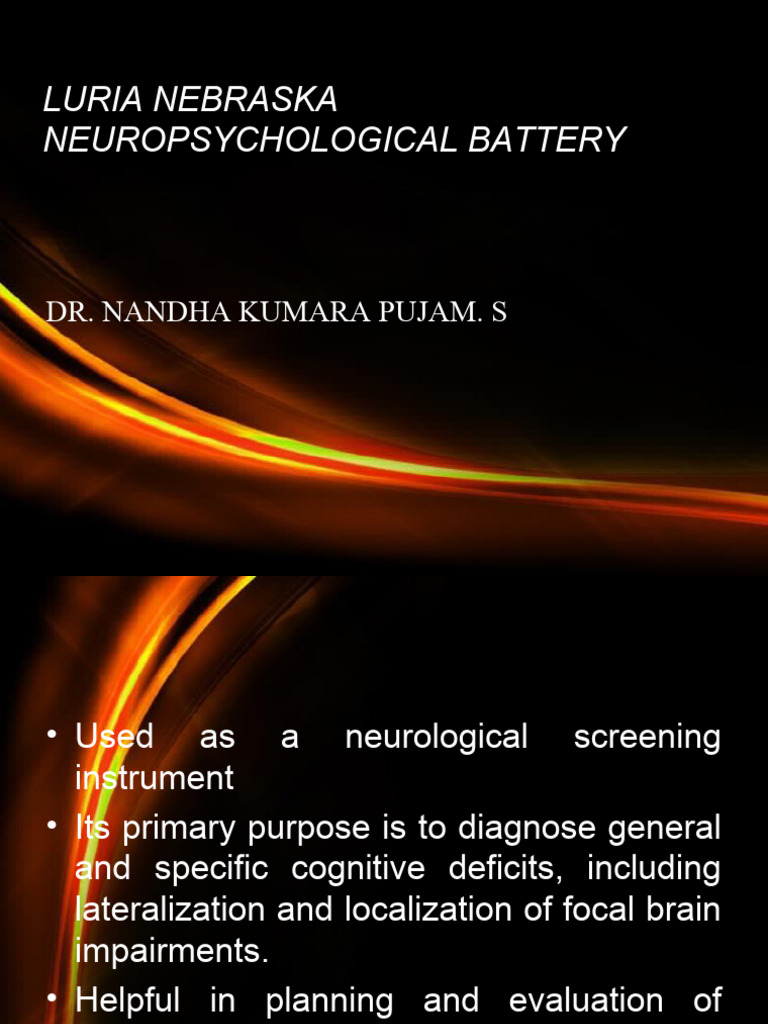 Luria 1 | PDF | Speech | Cognitive Science